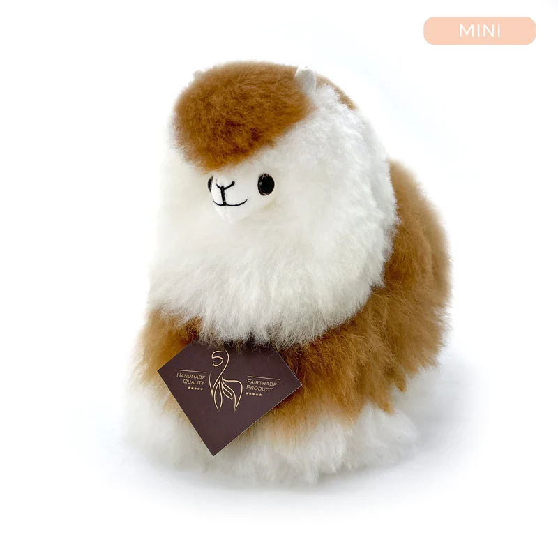 Inkari – Alpaka Kuscheltier Mini (15 cm) - Latte macchiato | Vechtetal ...