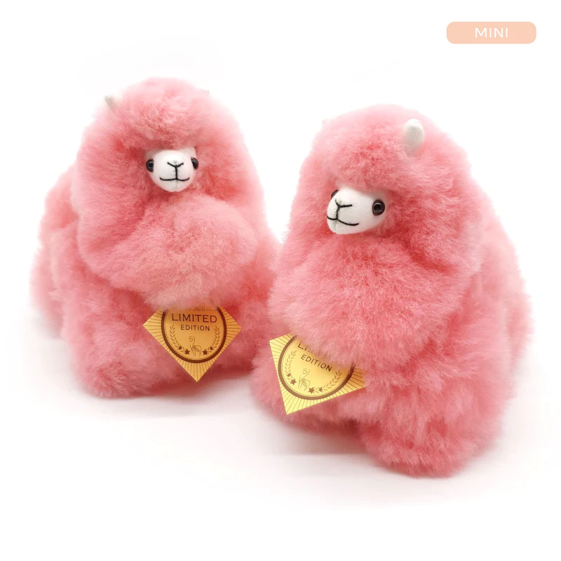 Inkari – Alpaka Kuscheltier Mini (15 cm) - Cotton Candy | Vechtetal Alpakas
