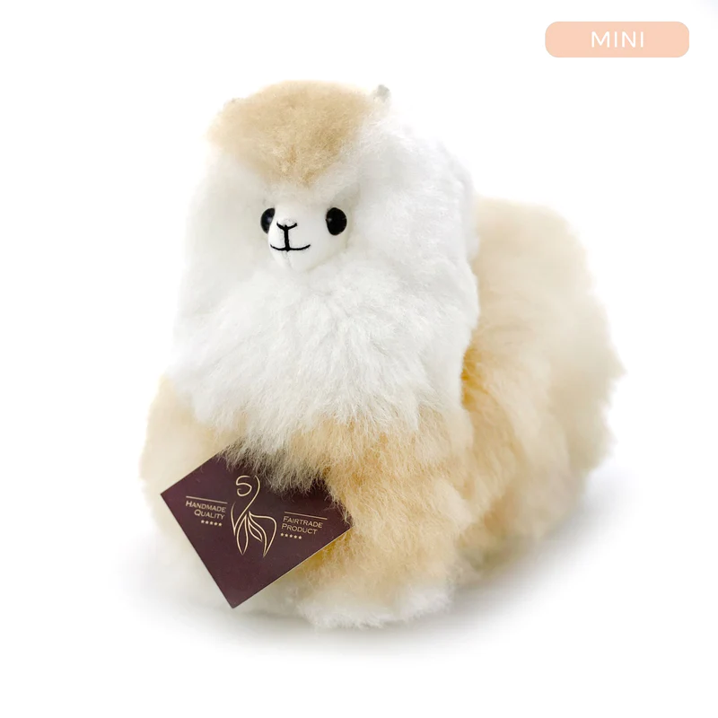 Inkari – Alpaka Kuscheltier Mini (15 cm) - Vanilla | Vechtetal Alpakas