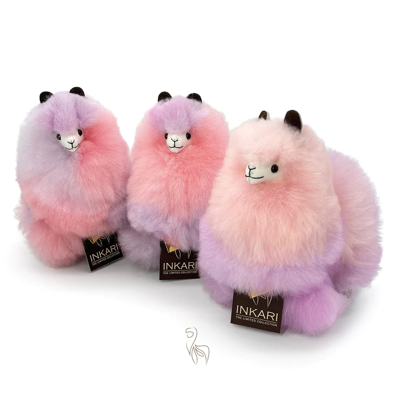 Inkari – Alpaka Kuscheltier Small (23 cm) - Rainbows Lotus | Vechtetal ...